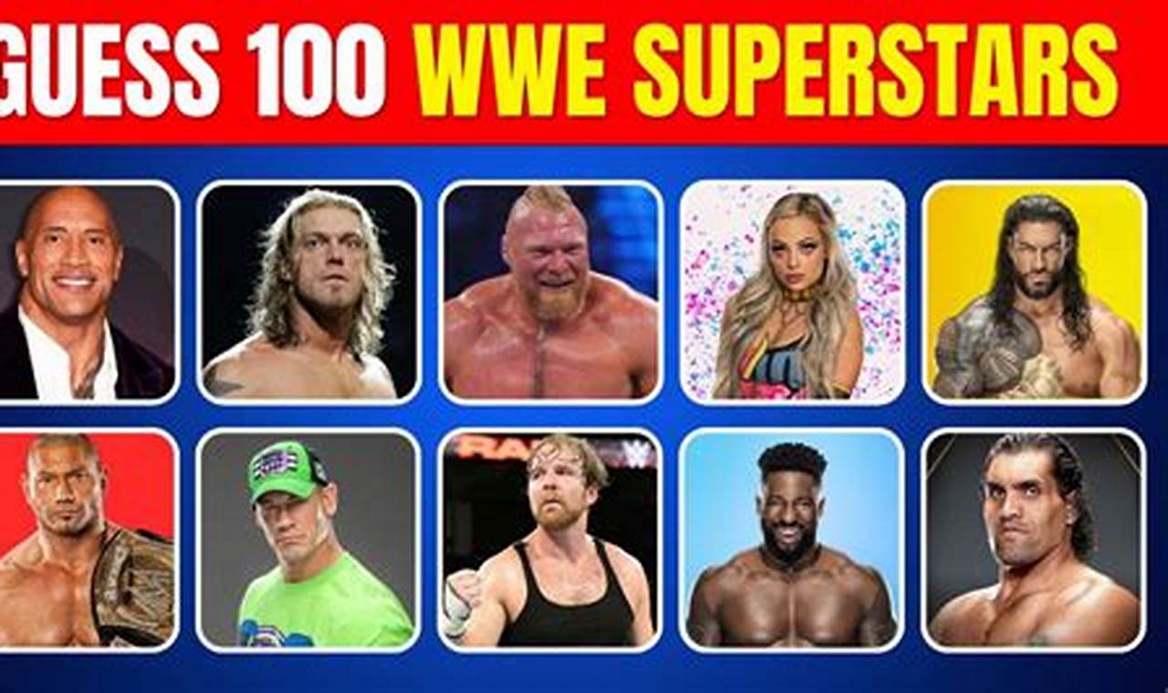 Ultimate WWE Superstar Quiz: Test Your Knowledge!