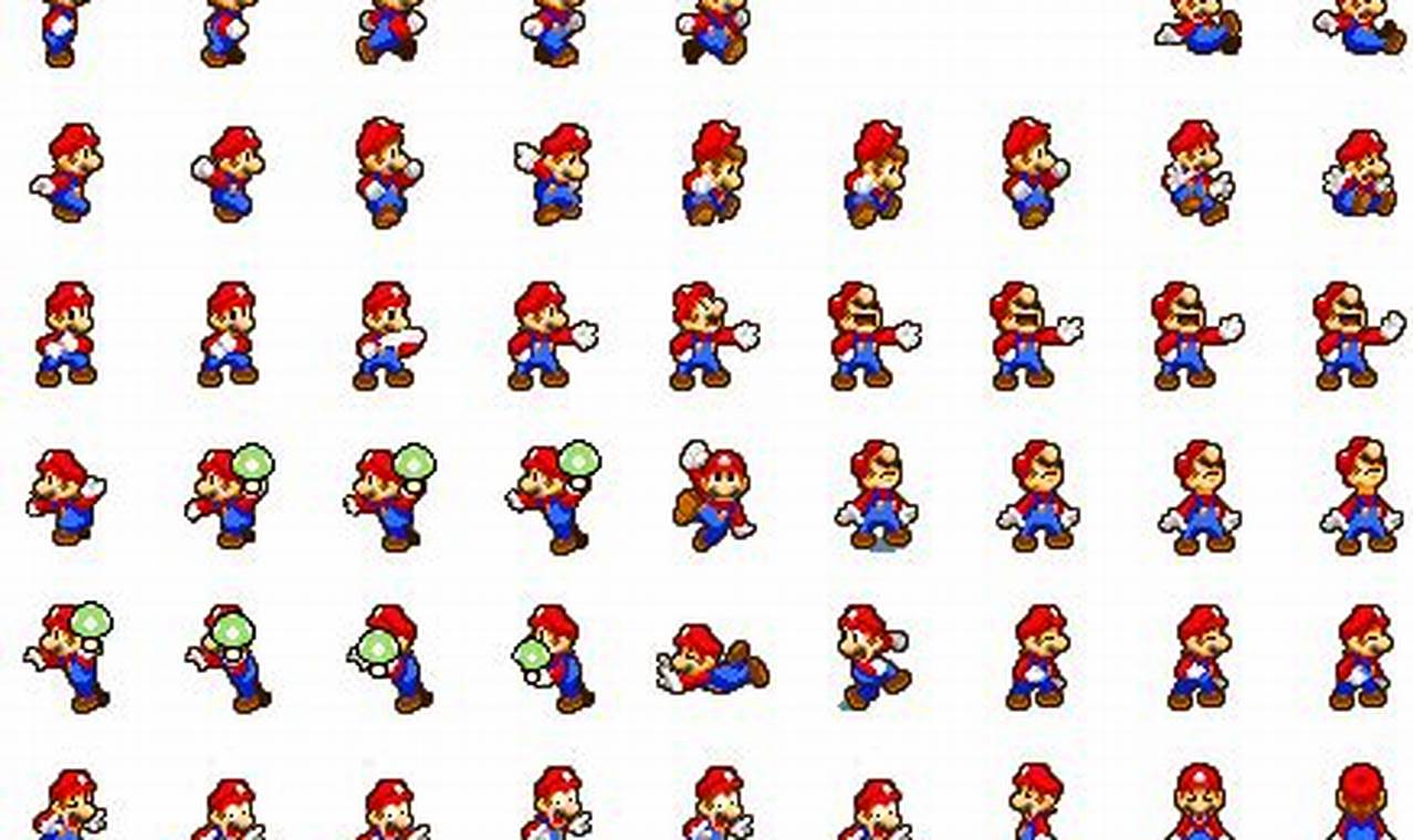 Exploring Mario & Luigi: Superstar Saga Sprites